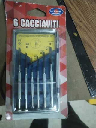 CACCIAVITE PER OROLOGIAIO SET 6 PZ