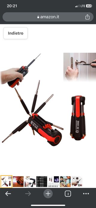 Cacciaviti 8 in 1 Screwdrivers