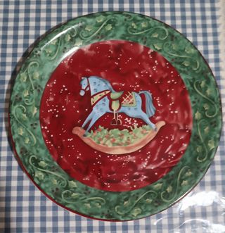 Piatto per dolce natalizio