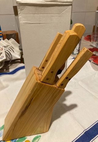 ceppo coltelli in legno