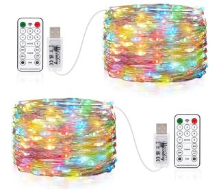 Catena Luminosa 100 LED 10M 8 Modalità, USB