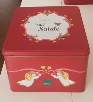 THUN Scatola di latta grande Dolce Natal