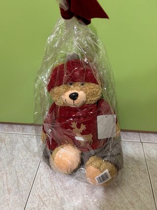 orso fermaporta natalizio teddy