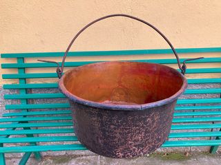 Antico paiolo / pentolone in rame