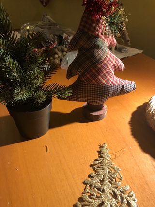 set di 4 decorazioni natalizie