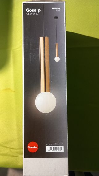 LAMPADA A SOSPENSIONE 1 LUCE ORO