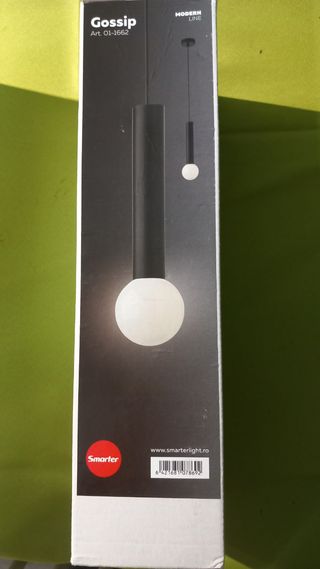 LAMPADA A SOSPENSIONE 1 LUCE NERA