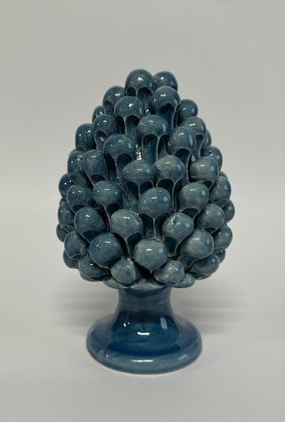 Pigna in ceramica Blu cm 15