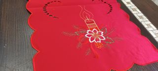 Runner elegante rosso