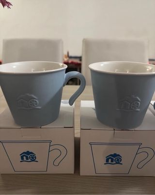 set da 2 tazze da colazione mulino bianco