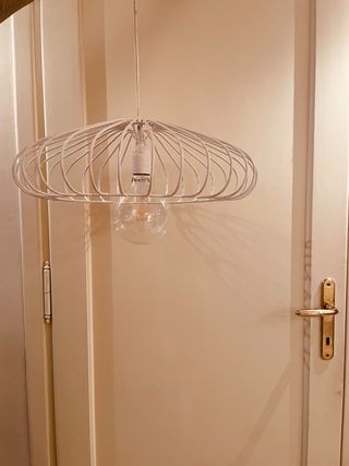 lampadario nido in ferro