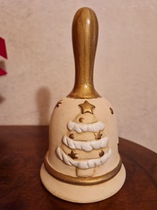 Campana ceramica natalizia
