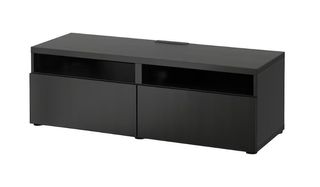 Mobile per TV con cassettoni nero