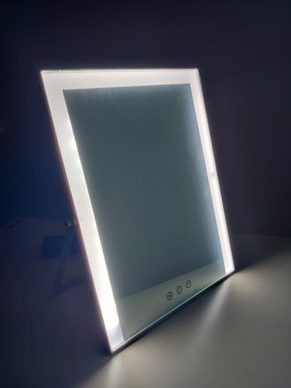 Specchio LED touch da tavolo, parete trucco donna