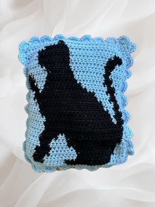cuscino con motivo gatto
