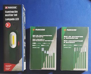 Parkside - Lampada led+2 set utensili