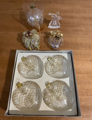 Addobbi in vetro per albero di Natale