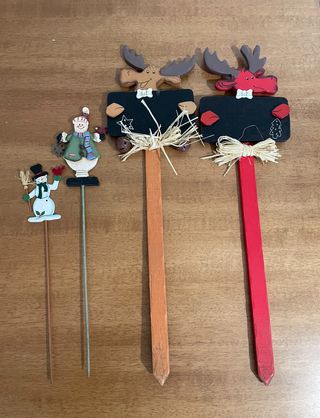 Decorazioni natalizie per vasi e piante