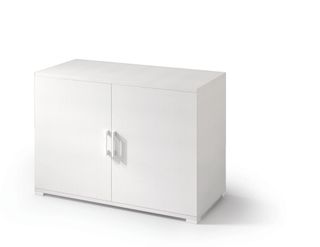 Armadio multifunzione con due ante e ripiano