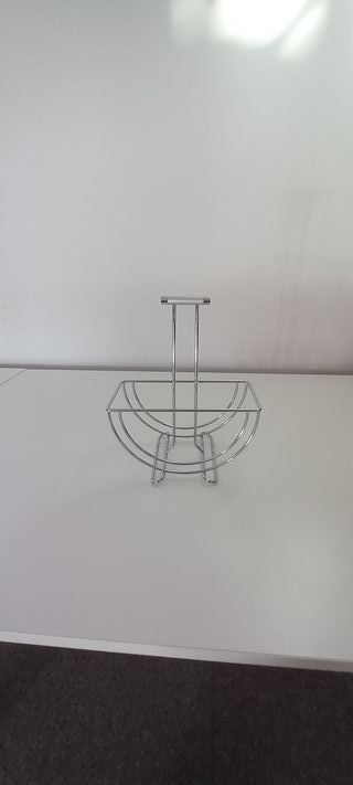 Porta piatti Full Metal in acciaio inox Vesta