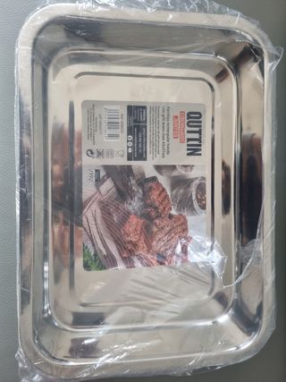 Teglia da forno con grill cm 42x31x7 nuova