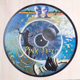 orologio + 2 vinili da parete omaggio a Pink Floyd