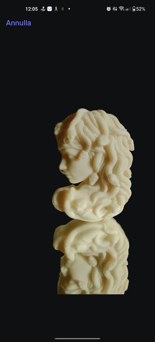 Candela di soia naturale