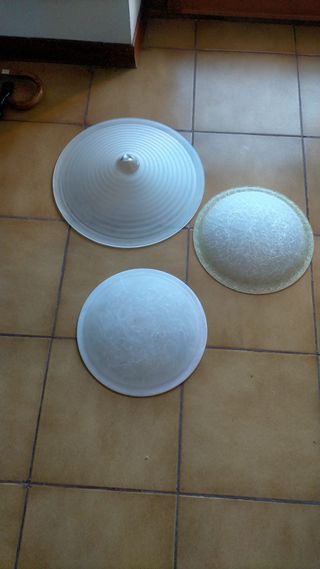 UNA PLAFONIERA DA 40cm E TRE DA 30cm PREZZO PER IL