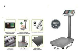 BILANCIA 300kg BILICO PROFESSIONALE CON DISPLAY DI