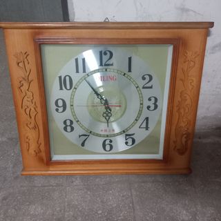 Grande Orologio parete vintage legno