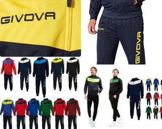 TUTA SPORTIVA GIVOVA VISA ALLENAMENTO RUNNING ZIP