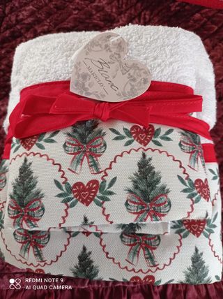 Set due coppie di asciugamani Blanc Mariclò