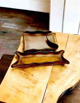 Set di svuotatasche in cuoio
