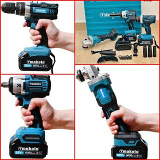 KIT 3in1 Trapano Avvitatore e Smerigliatrice a bat