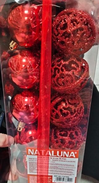 Palle di Natale rosse