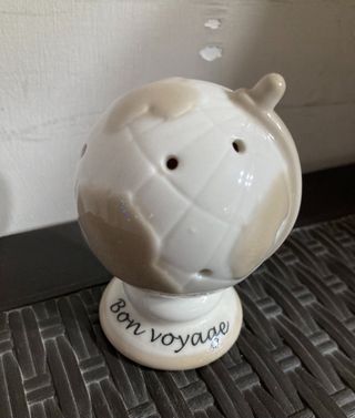 Soprammobile mappamondo ceramica con led