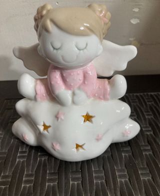 Soprammobile in ceramica con led