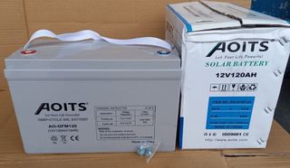 BATTERIA 120AH 12V GEL FOTOVOLTAICO PANNELLI ENERG