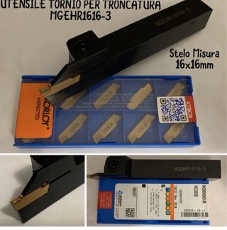 Utensile Tornio MGEHR1616-3+N5 inserti MGMN300