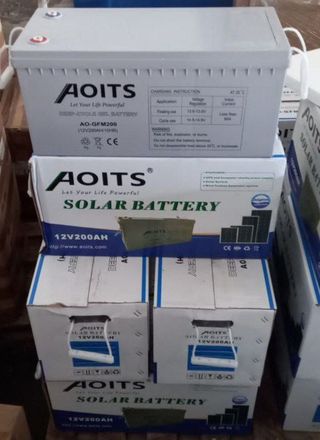 BATTERIA 200AH 12V GEL FOTOVOLTAICO PANNELLI ENERG