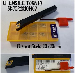 Utensile Tornio SDJCR1010H07+N5 inserti DCMT07