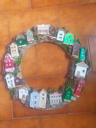 Corona di Natale fatto a mano