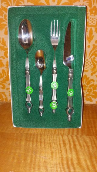 Set posate vintage in acciao