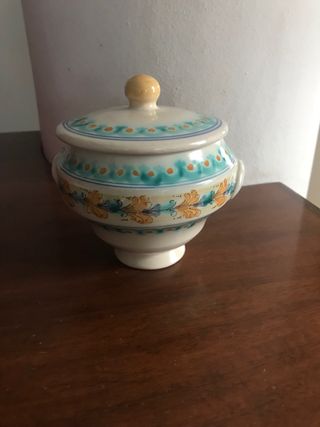 zuccheriera di ceramica