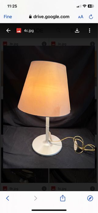 LAMPADA ARTEMIDE MODELLO MELAMPO MODELLO ANNO '00.