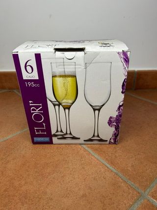 6 Calici Florì da spumante 195cc