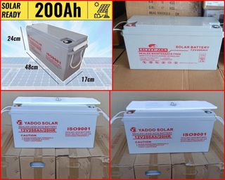 💎BATTERIA 200AH 12V AGM FOTOVOLTAICO PANNELLI ENE