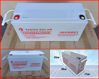 💎BATTERIA 200AH 12V AGM FOTOVOLTAICO PANNELLI ENE