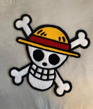 One piece tufted rug