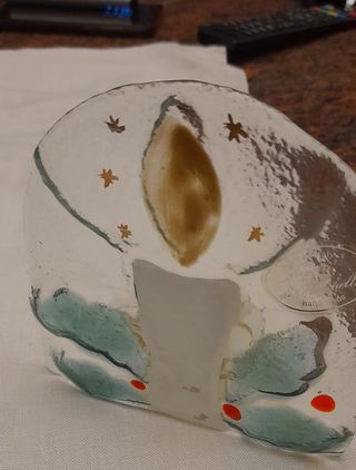 Decorazioni per natale portacandela